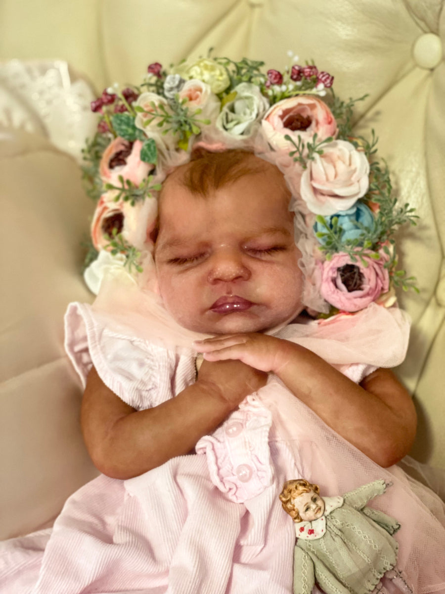 CUSTOM Prototype partial silicone baby Wendy 18” in soft blend #1 ...